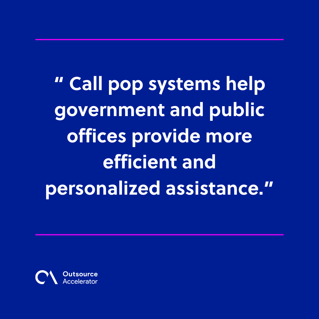 Understanding How Call Pop Works In A Business Outsource Accelerator