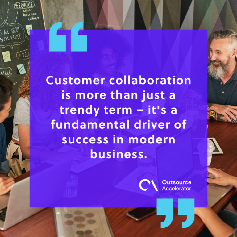 Customer collaboration: Definition and examples | Outsource Accelerator