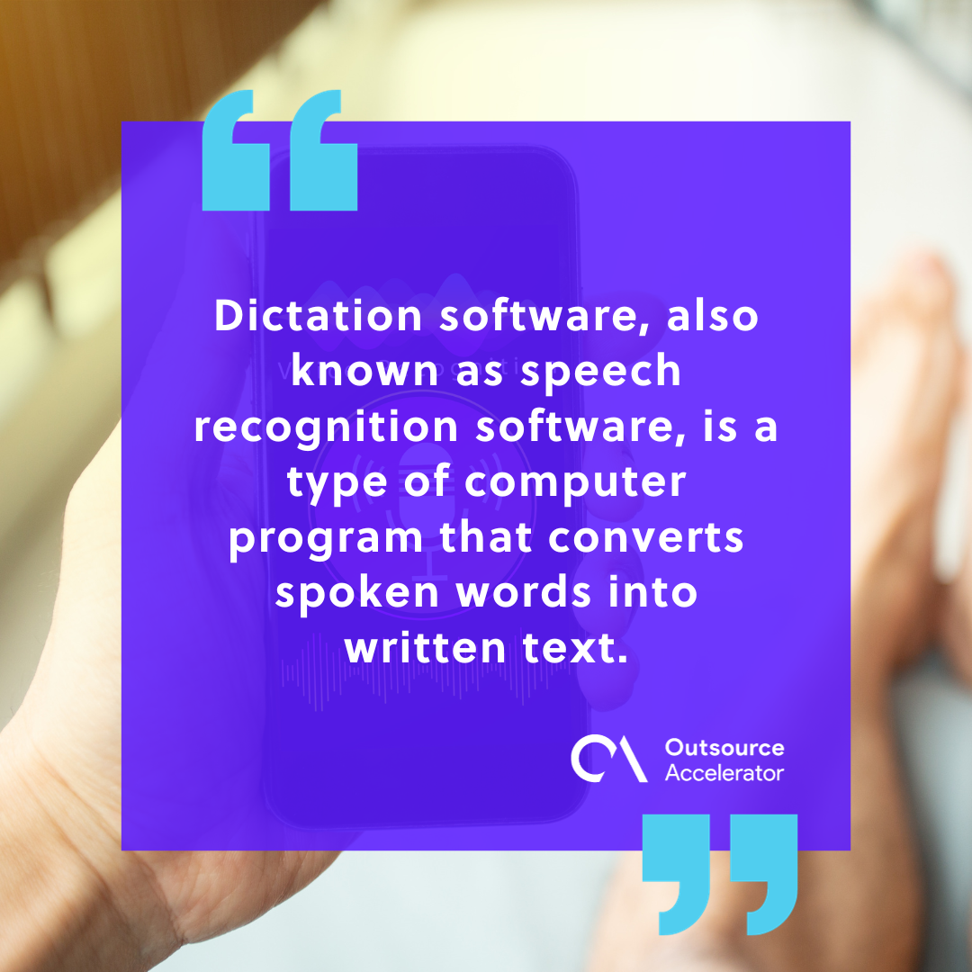 10 best dictation software to use for your business | Outsource Accelerator