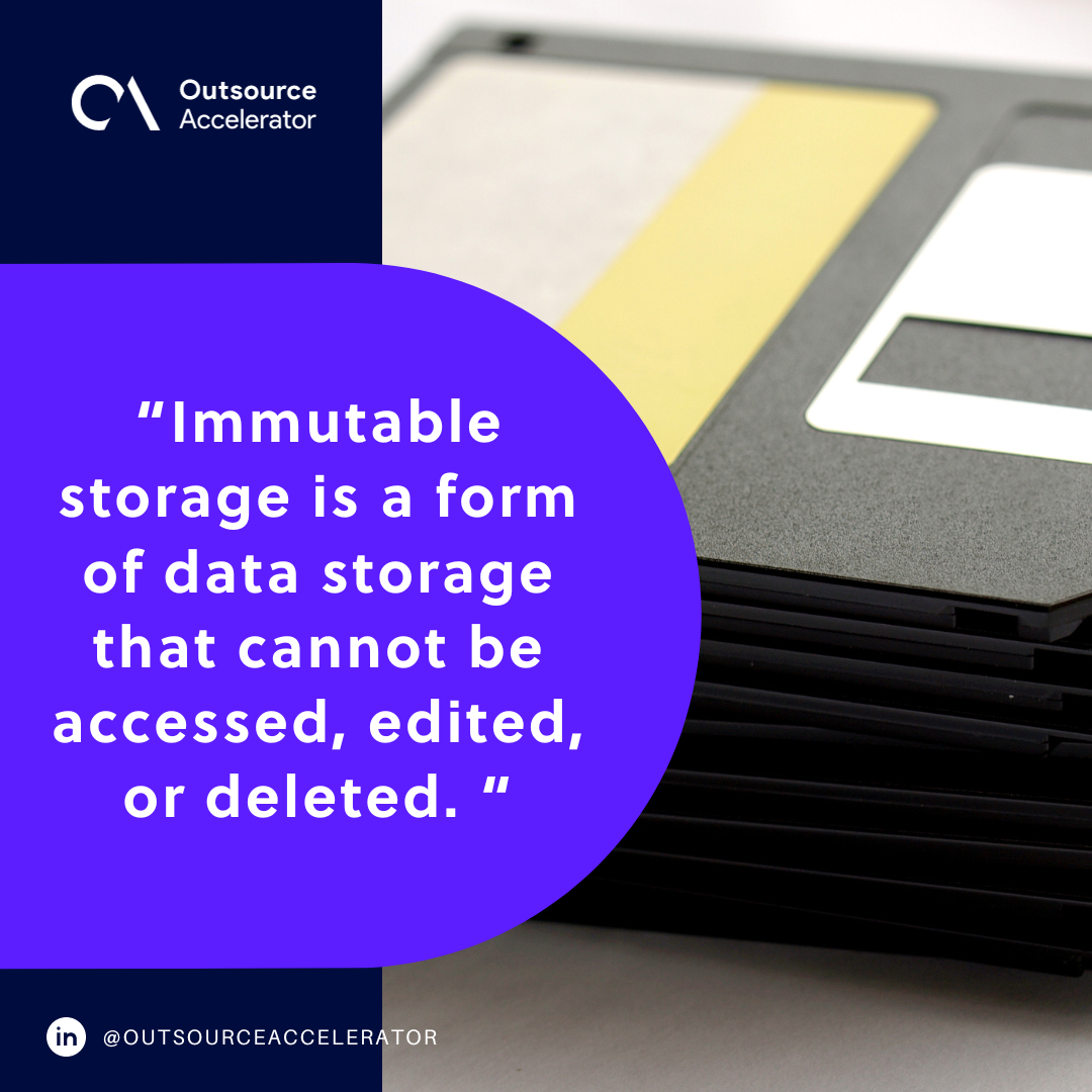 Why your business needs immutable storage | Outsource Accelerator