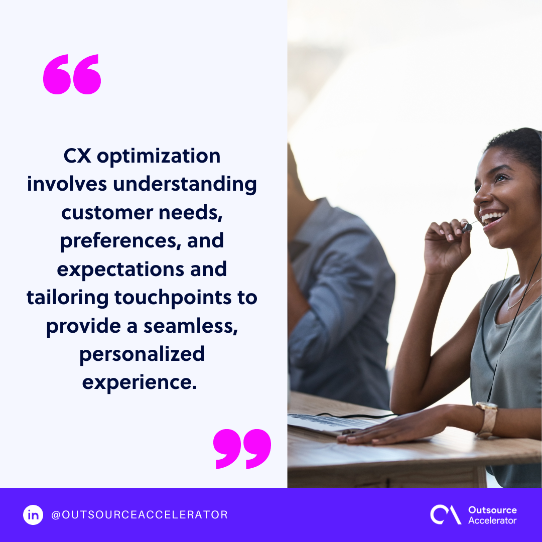 What is customer experience optimization? | Outsource Accelerator