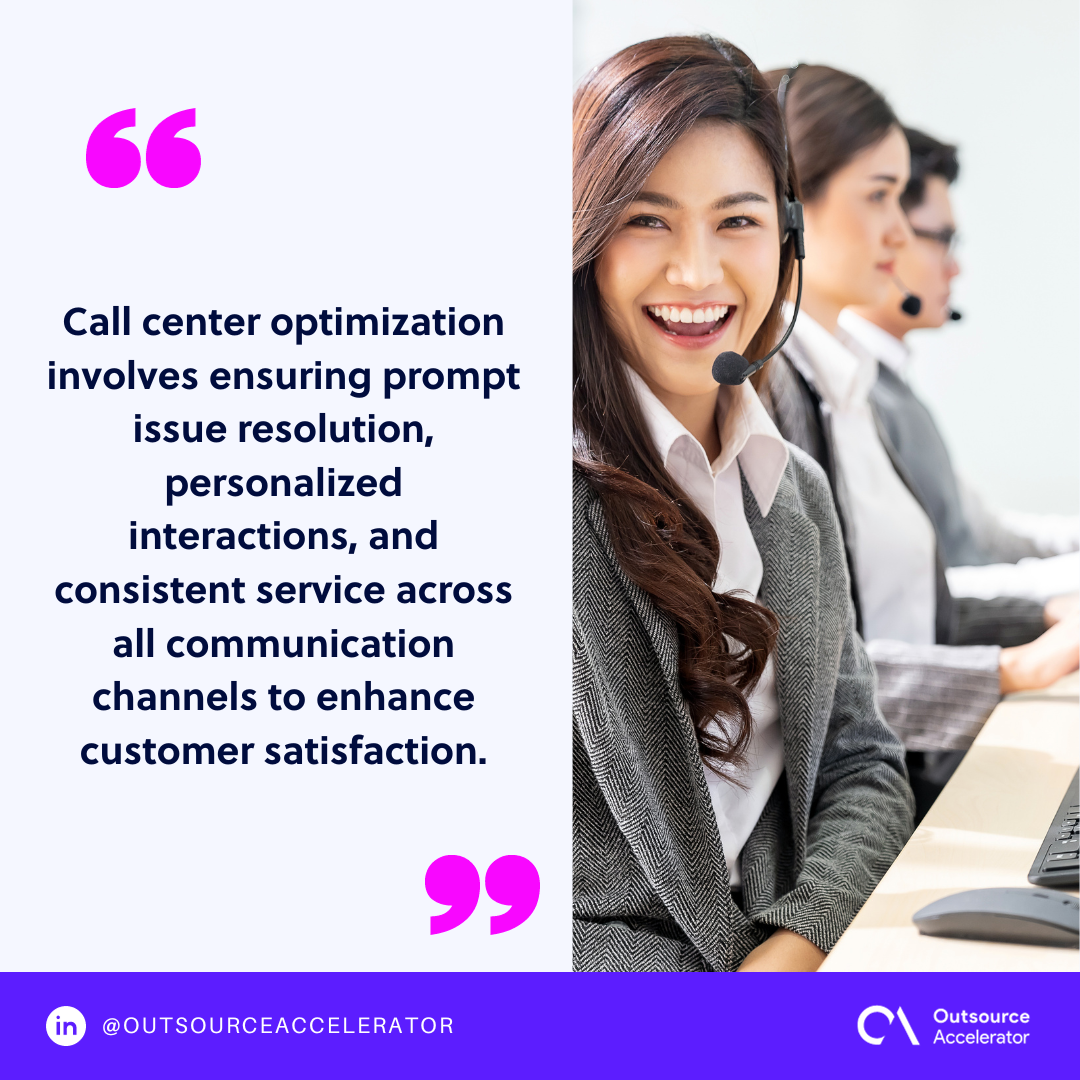 Learn all about call center optimization | Outsource Accelerator