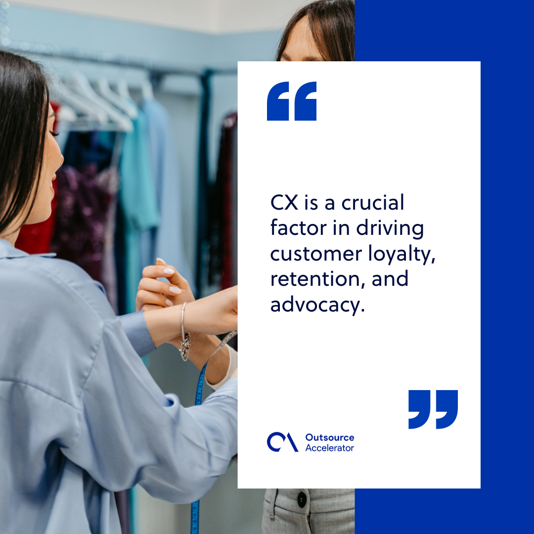 Retail customer experience explained | Outsource Accelerator