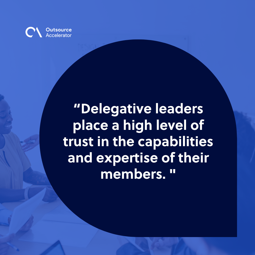 An overview of delegative leadership | Outsource Accelerator