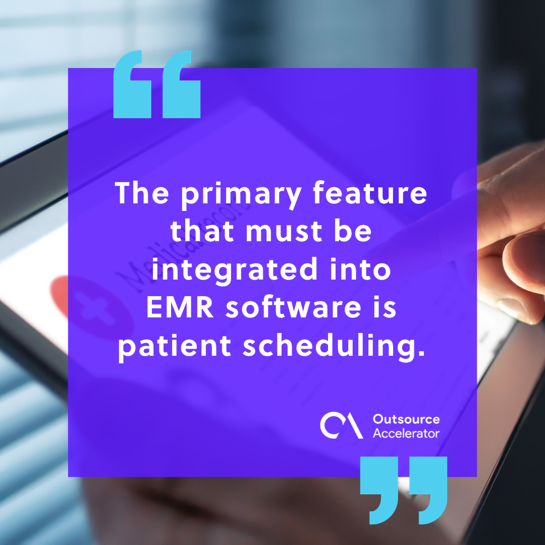 Top 10 features of EMR software | Outsource Accelerator