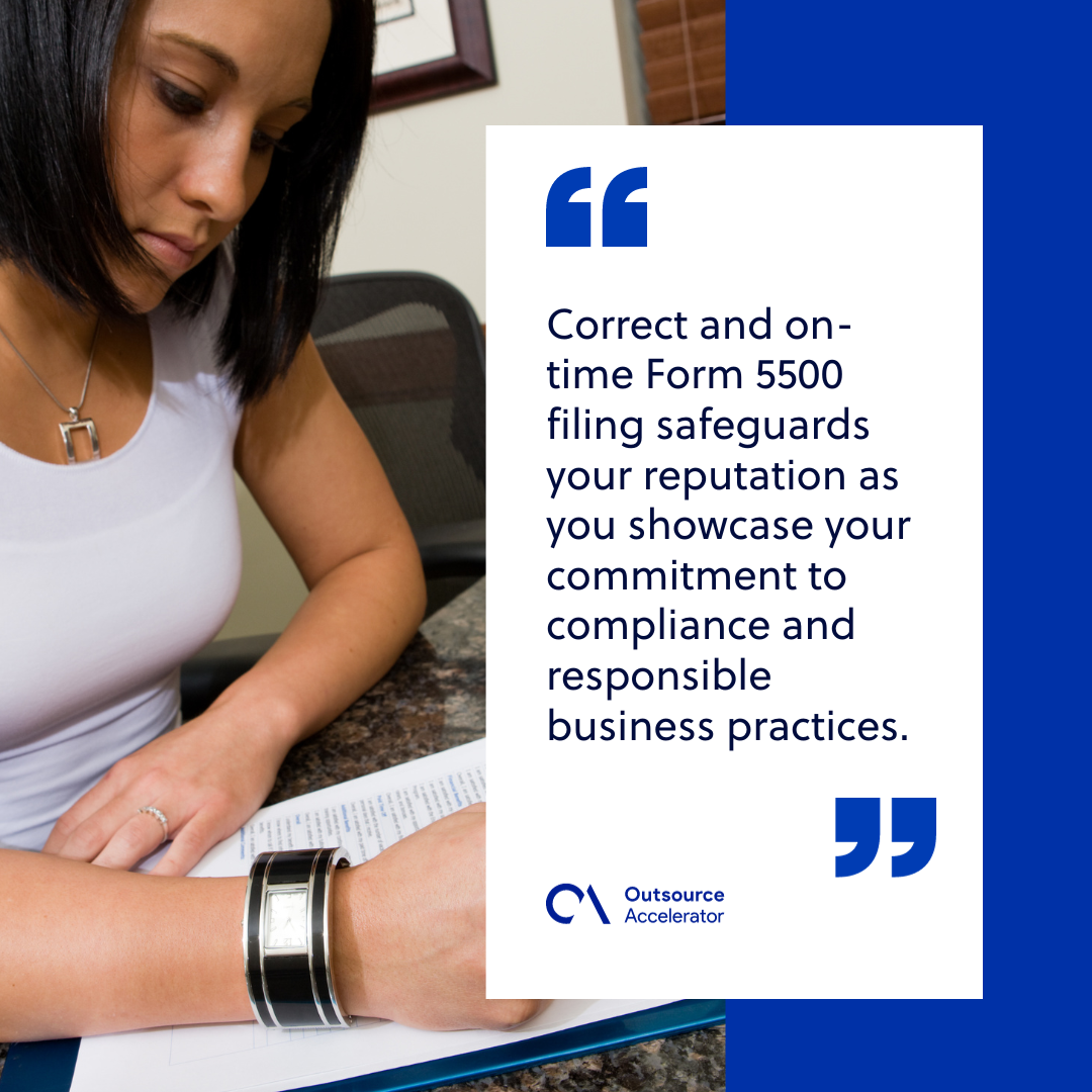 A quick overview of Form 5500 | Outsource Accelerator