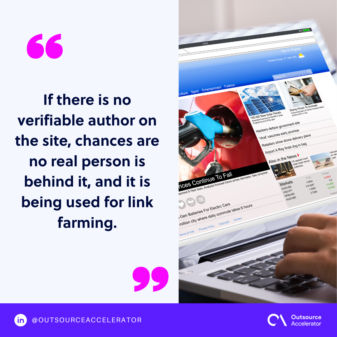 Understanding the dangers of link farming | Outsource Accelerator