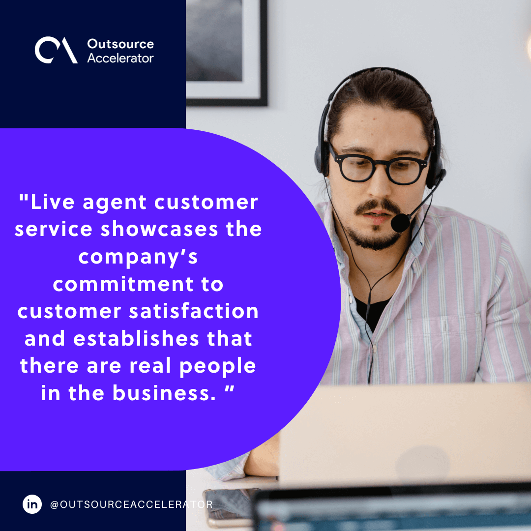 Customer contact: The benefits of live agent customer service ...