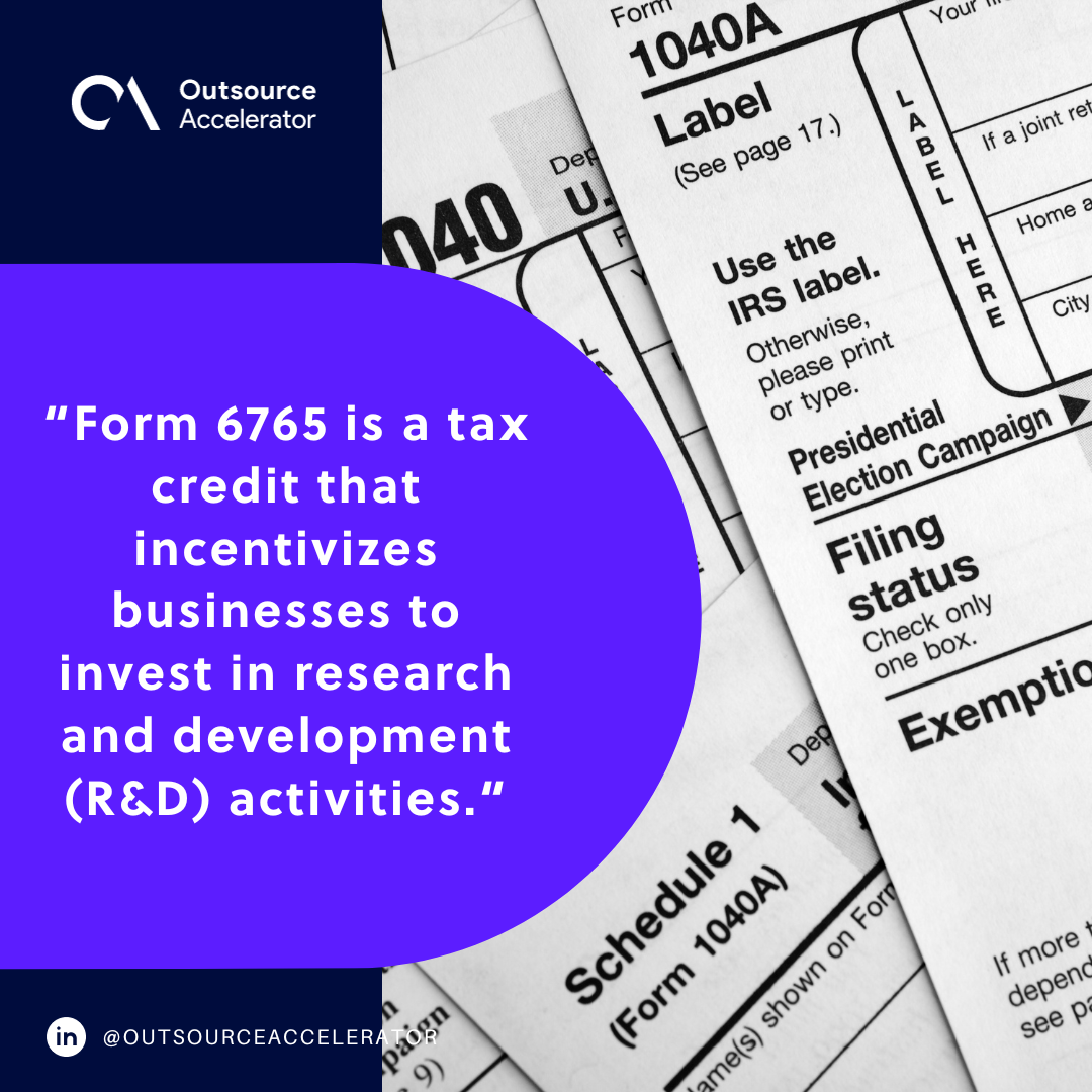 How Form 6765 can help your business | Outsource Accelerator