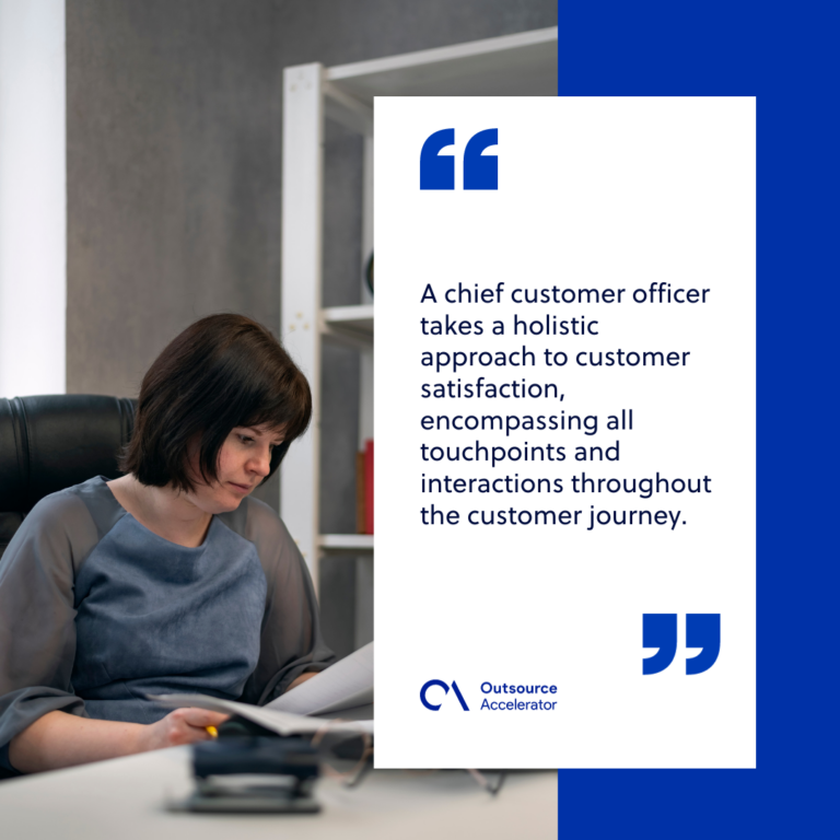 Who is the chief customer officer? | Outsource Accelerator