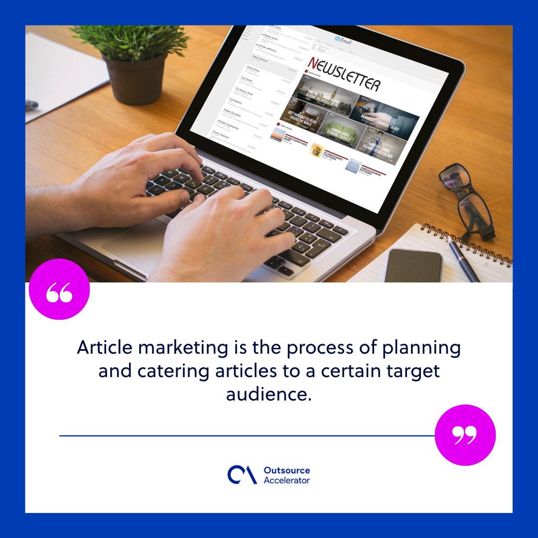 How article marketing can help your business | Outsource Accelerator