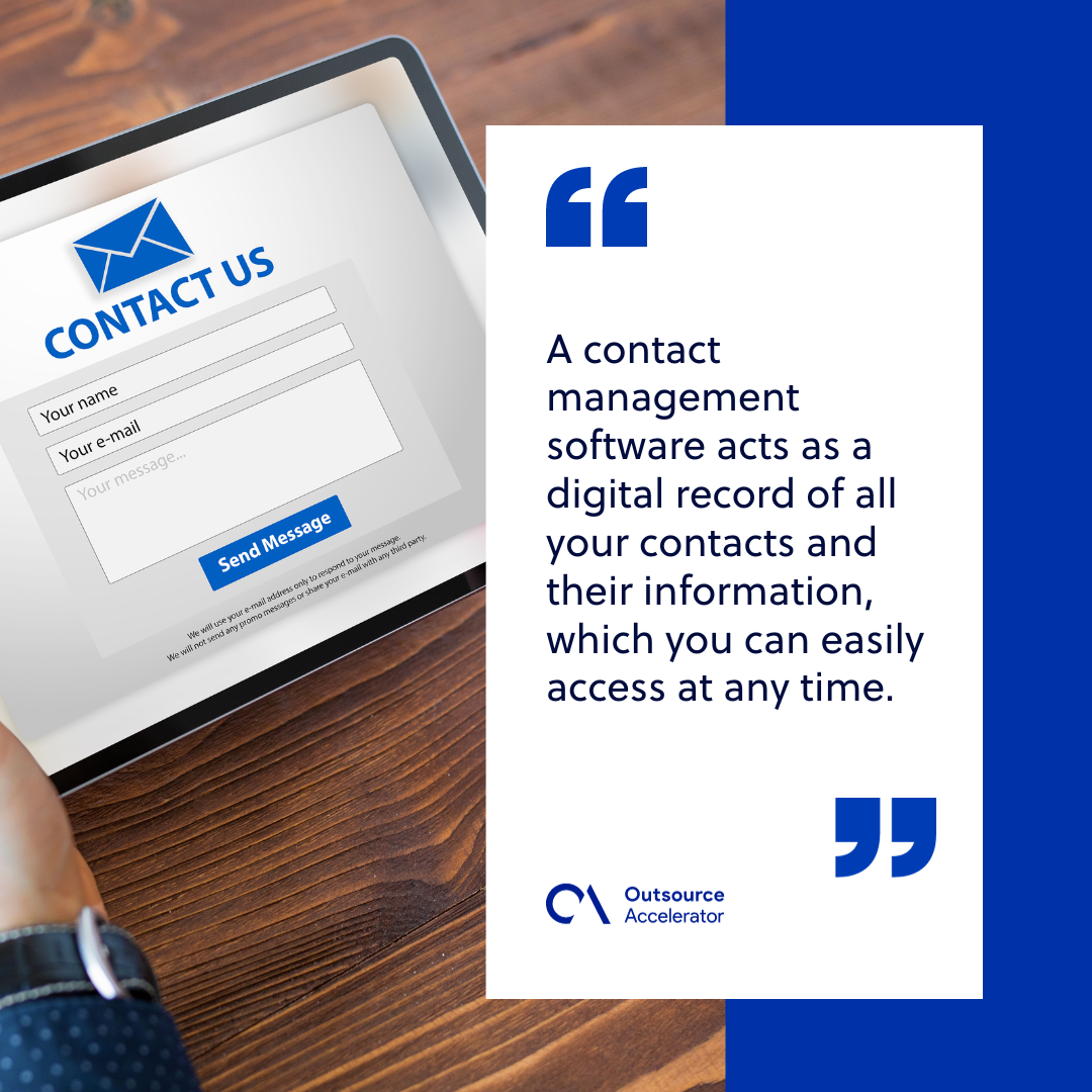 10 best contact management software | Outsource Accelerator