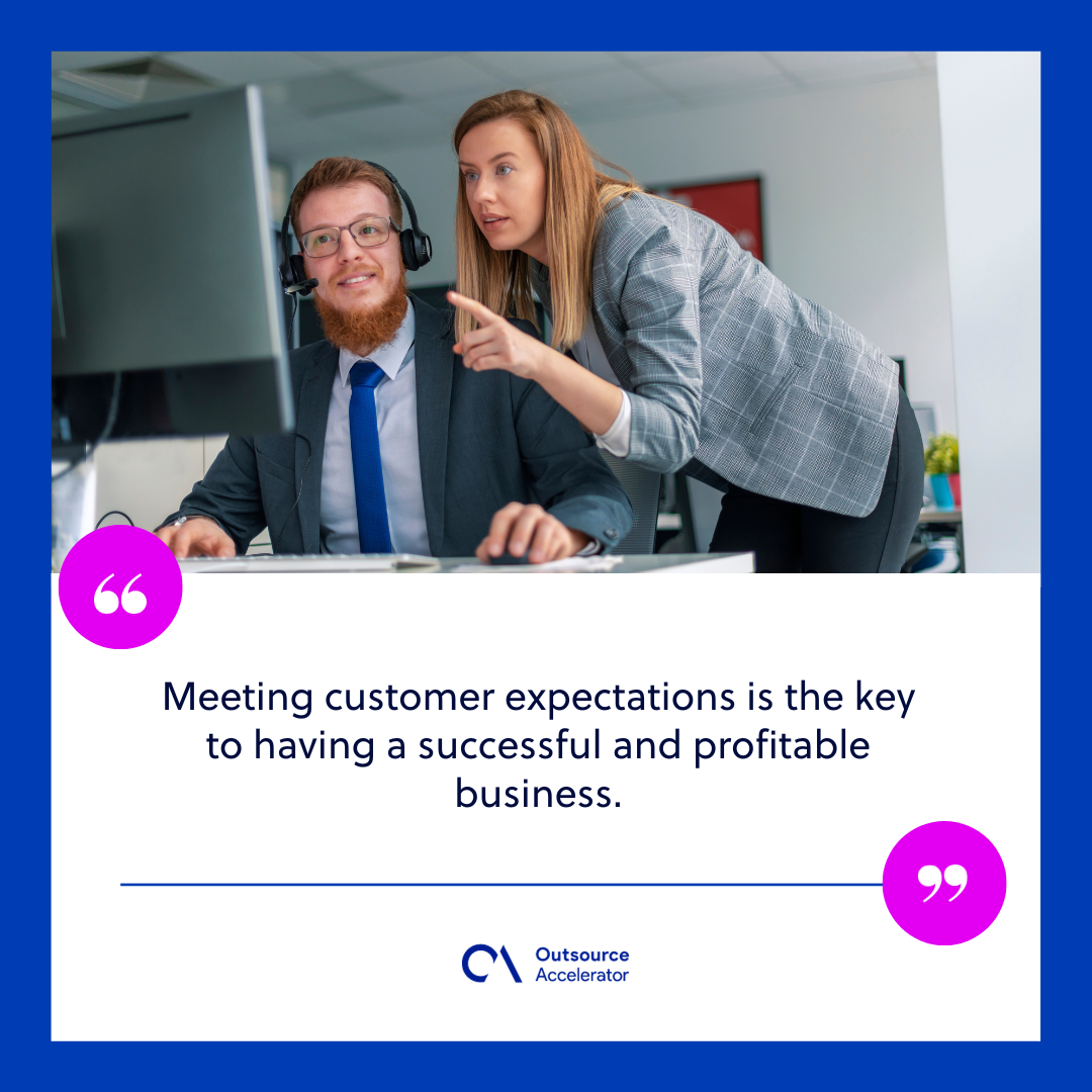 Your guide to customer service expectations | Outsource Accelerator