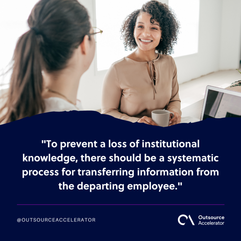 Breaking down the employee exit process | Outsource Accelerator