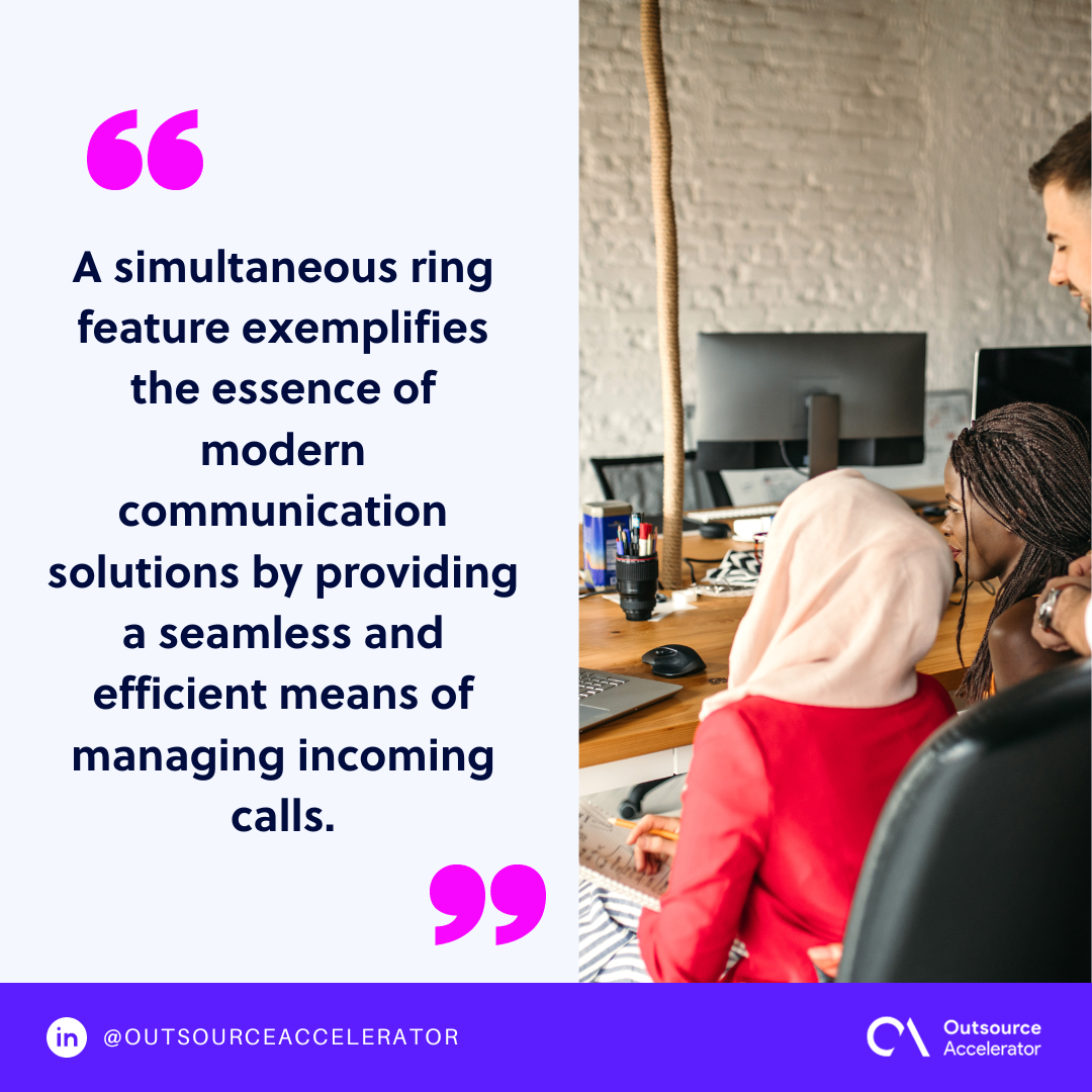 Simultaneous ring: What it is and how it works | Outsource Accelerator