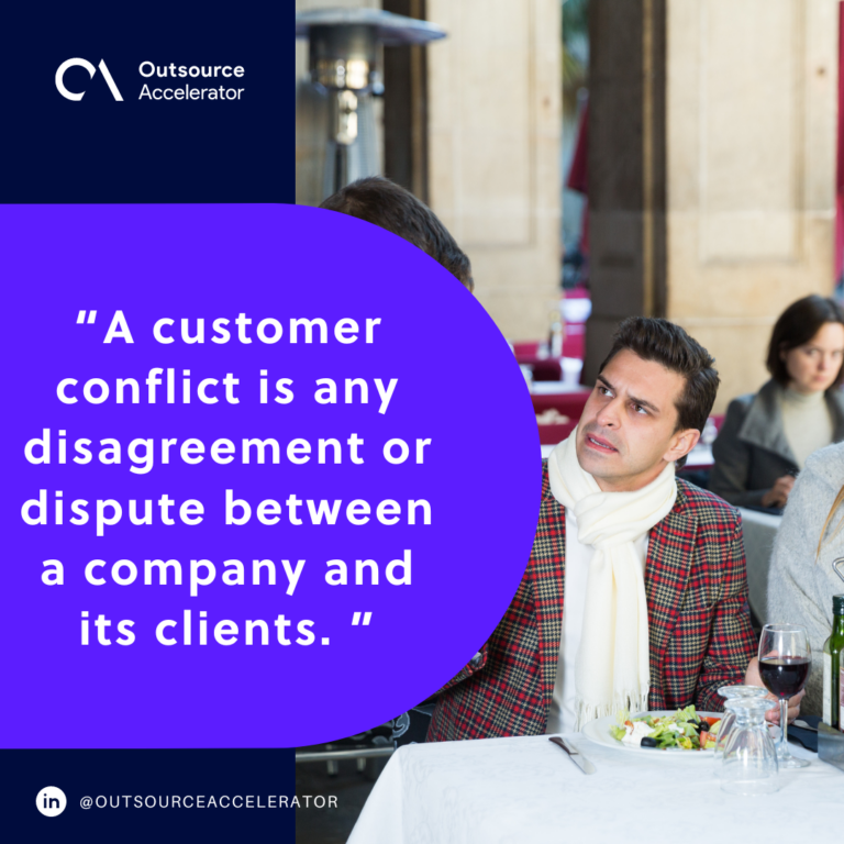 A guide to customer conflict management | Outsource Accelerator
