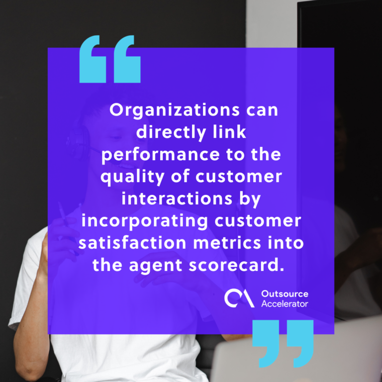 How to create a call center agent scorecard | Outsource Accelerator