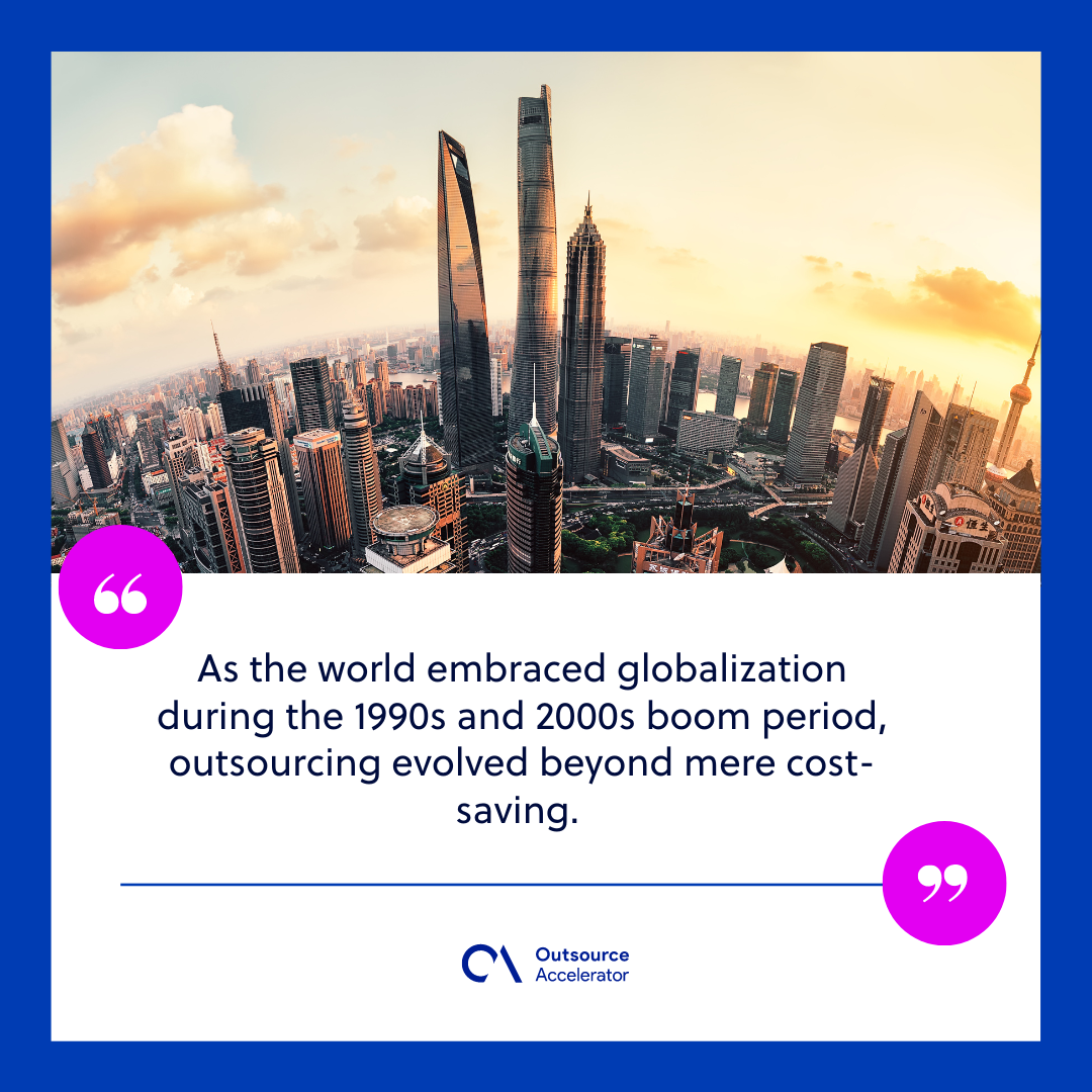 A Brief History of Outsourcing | Outsource Accelerator