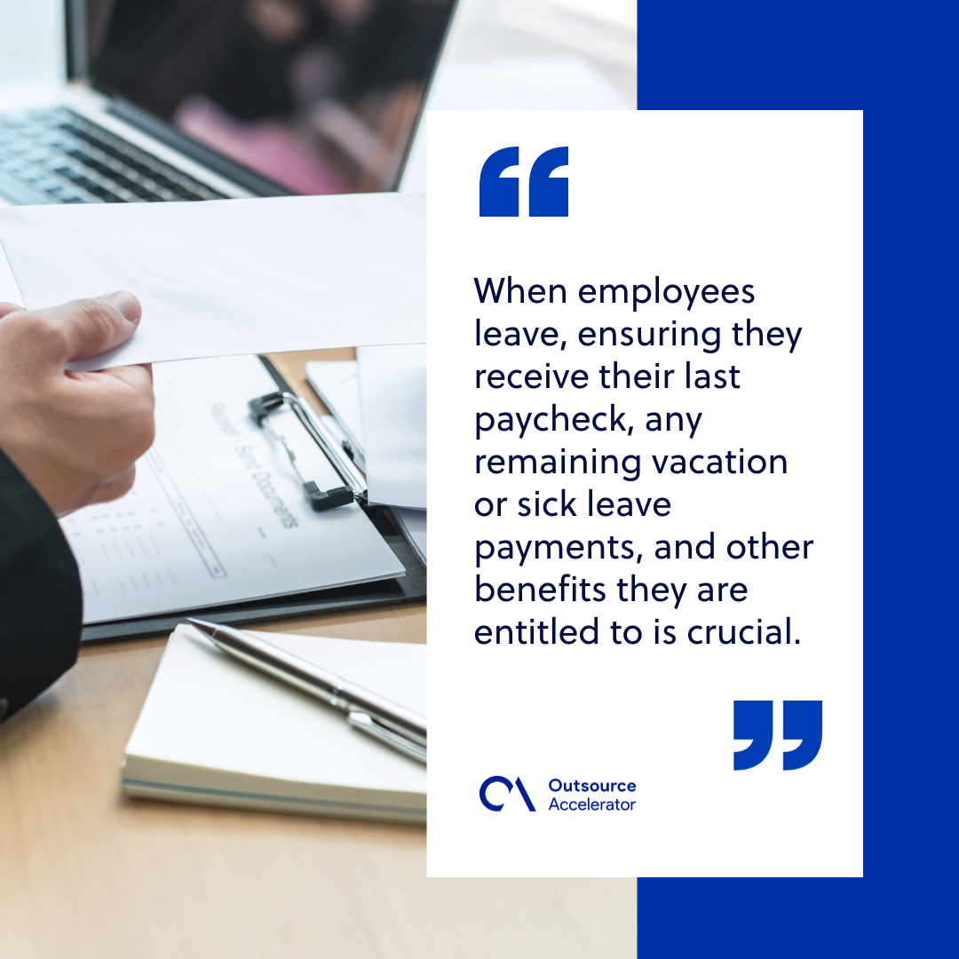 Employee separation checklist: What you need to know | Outsource ...