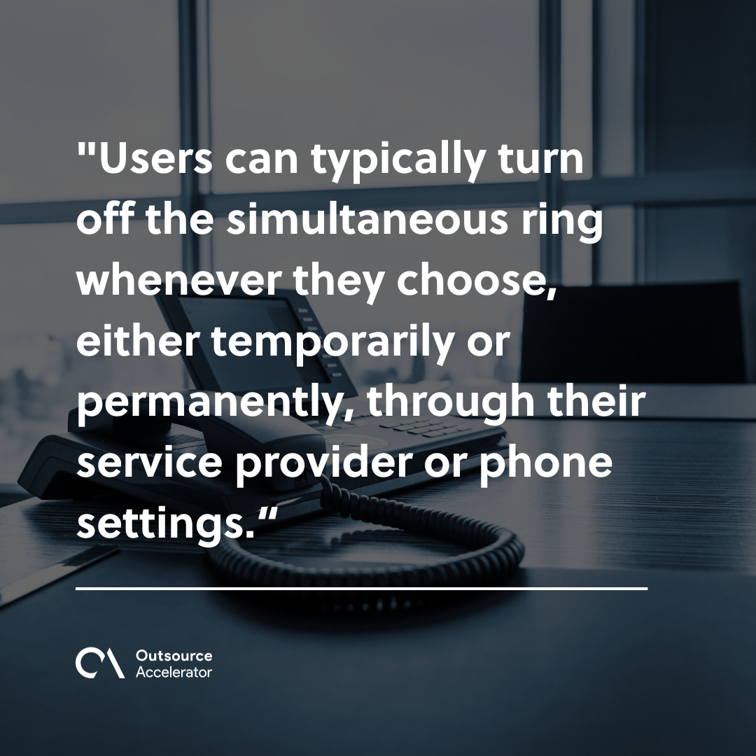 Simultaneous ring: What it is and how it works | Outsource Accelerator