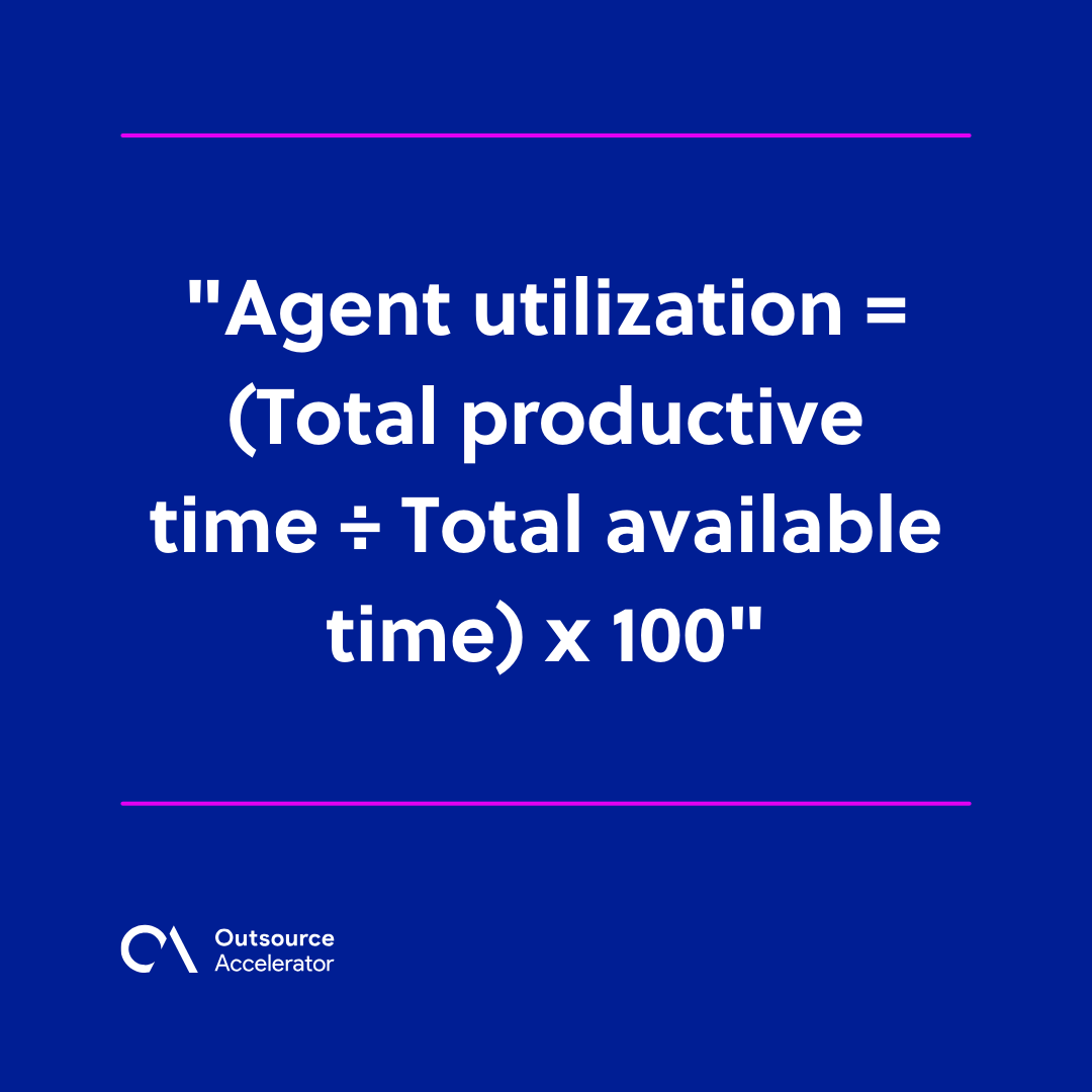 A quick guide to call center agent utilization | Outsource Accelerator