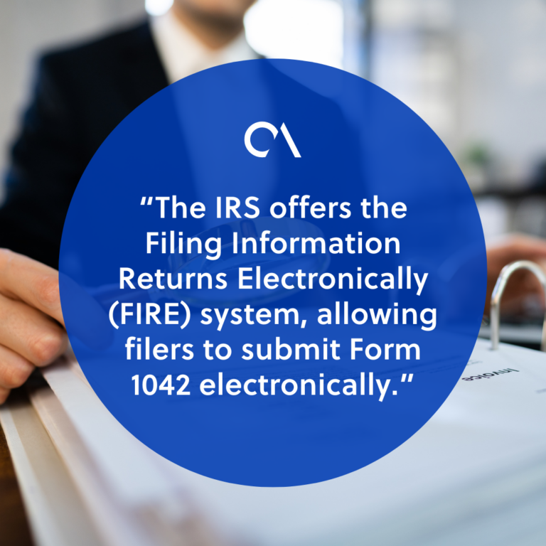 An overview of Form 1042 | Outsource Accelerator