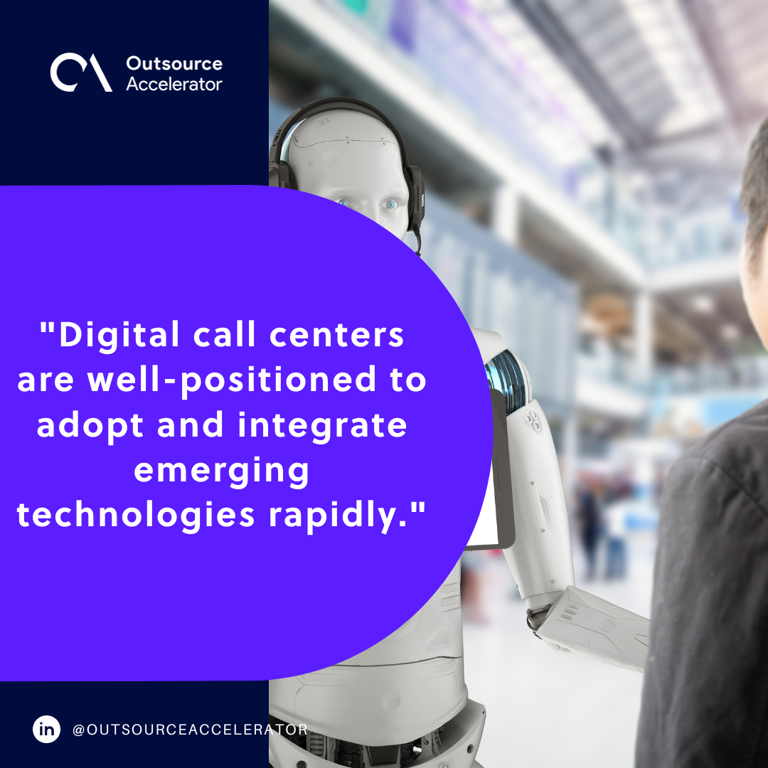 Exploring the benefits of a digital call center | Outsource Accelerator