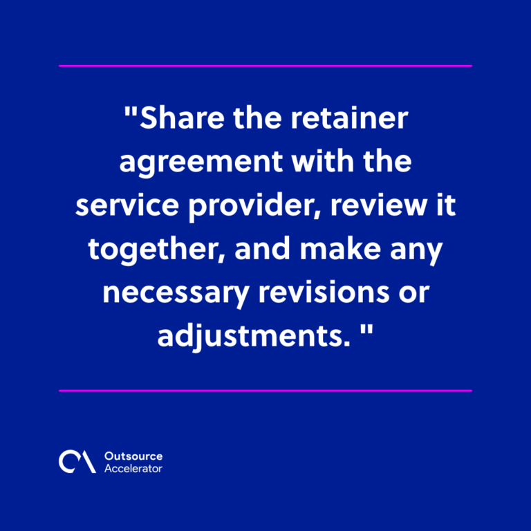 Monthly retainers and how they work | Outsource Accelerator