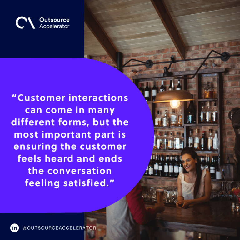 What you need to know about customer interactions | Outsource Accelerator