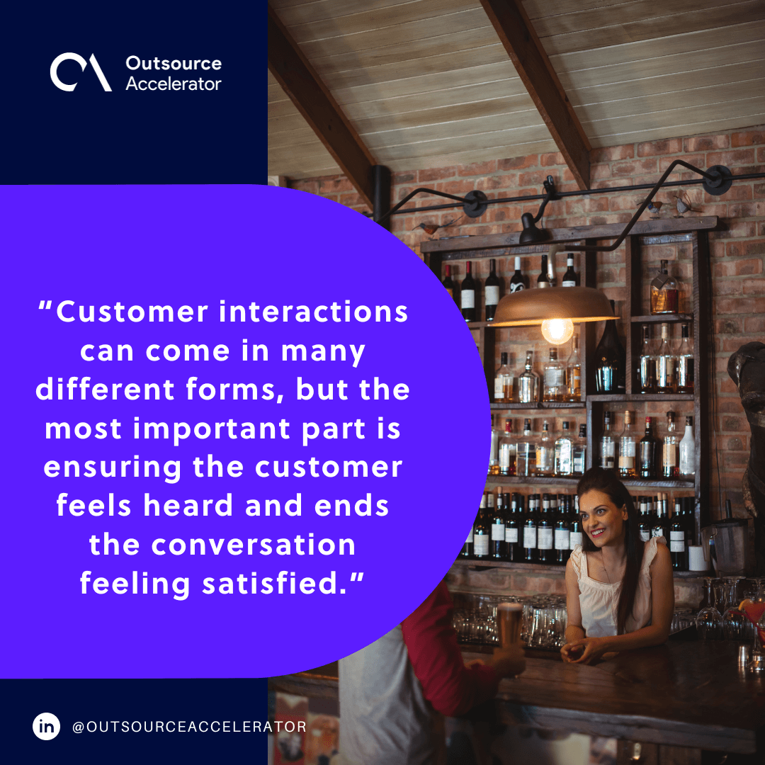 What you need to know about customer interactions | Outsource Accelerator