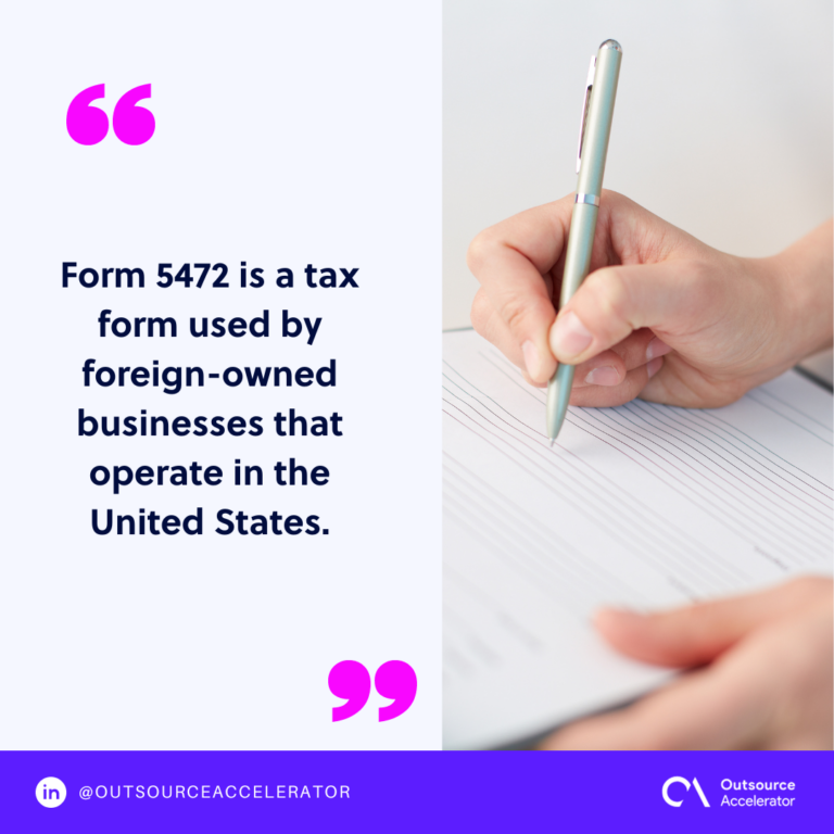 Form 5472: What you need to know | Outsource Accelerator