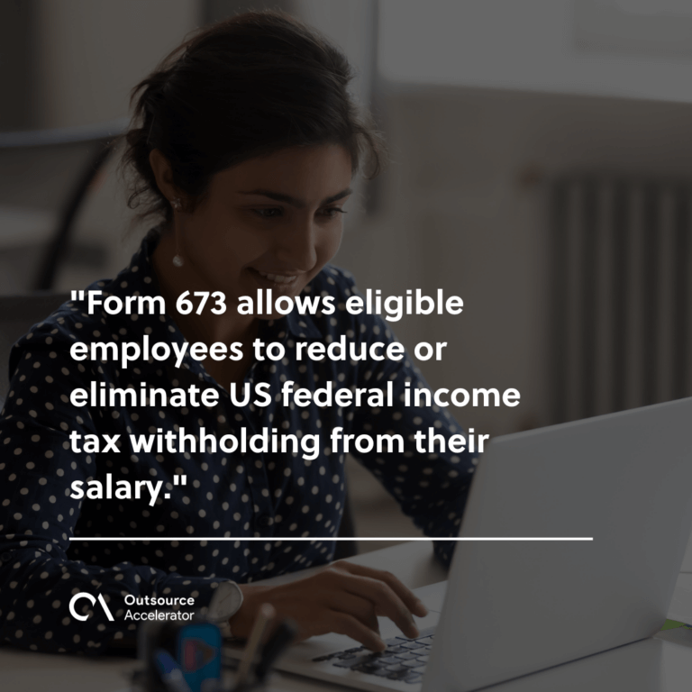 Form 673: What you need to know | Outsource Accelerator