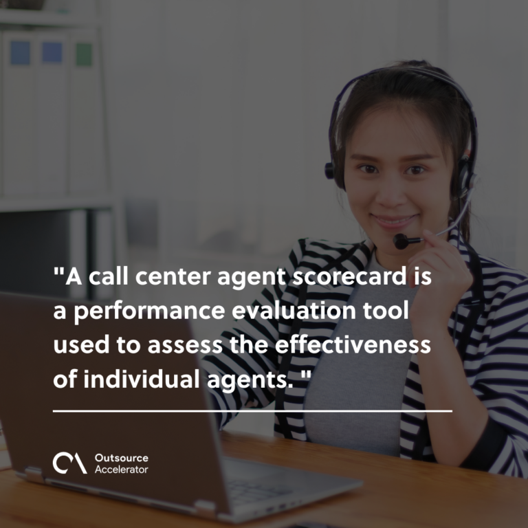 How to create a call center agent scorecard | Outsource Accelerator