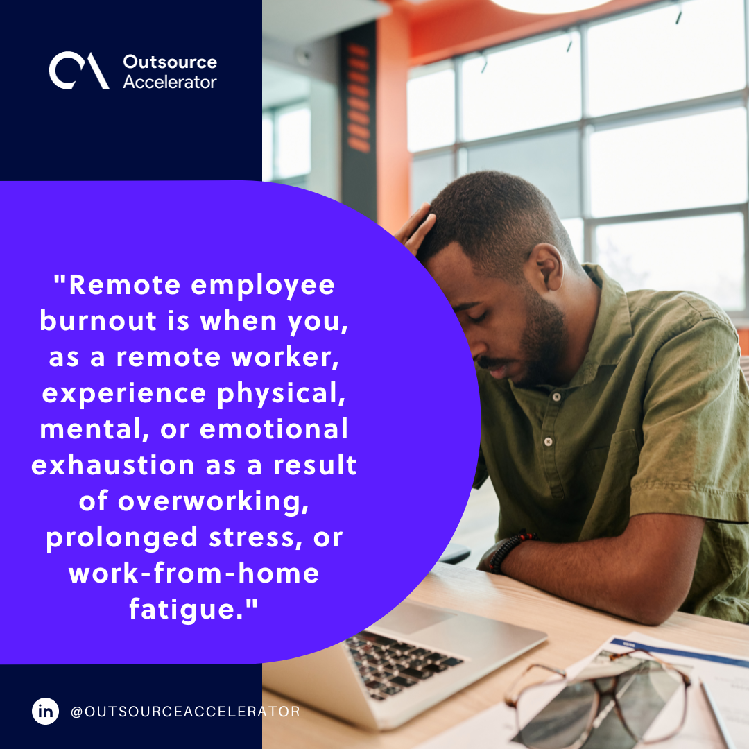 How to avoid remote employee burnout | Outsource Accelerator