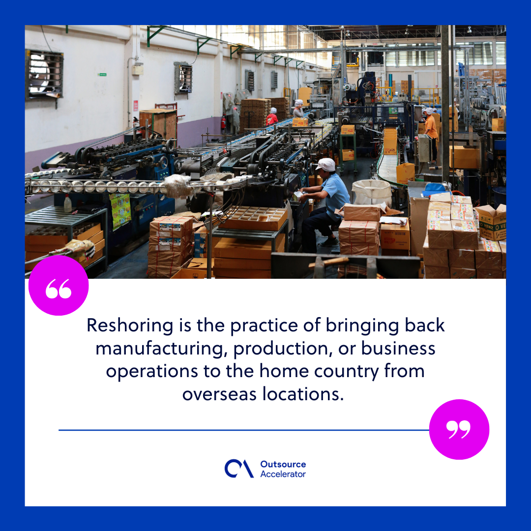 Reshoring and how it affects your company | Outsource Accelerator