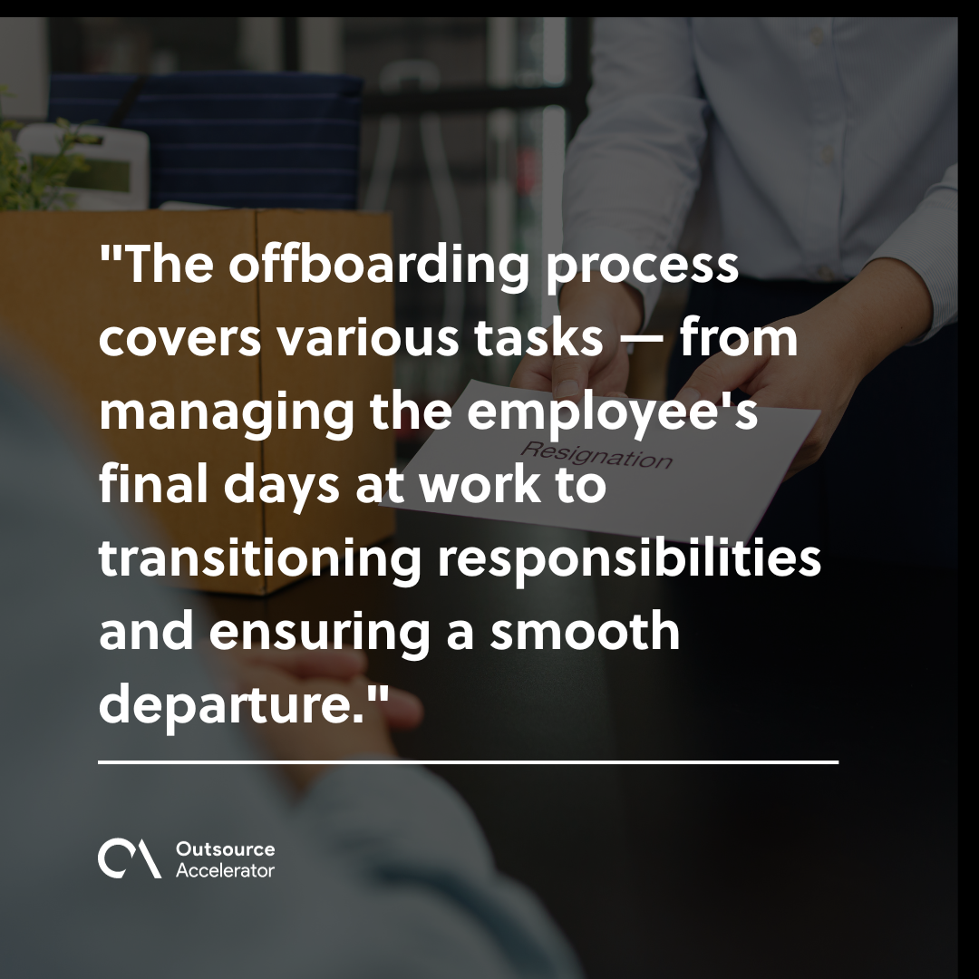 Breaking down the employee exit process | Outsource Accelerator