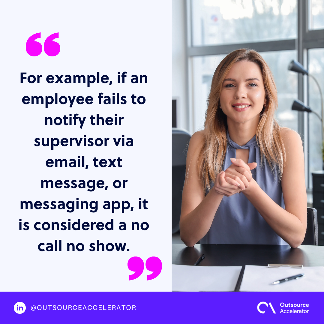 No call no show: How to deal with it | Outsource Accelerator