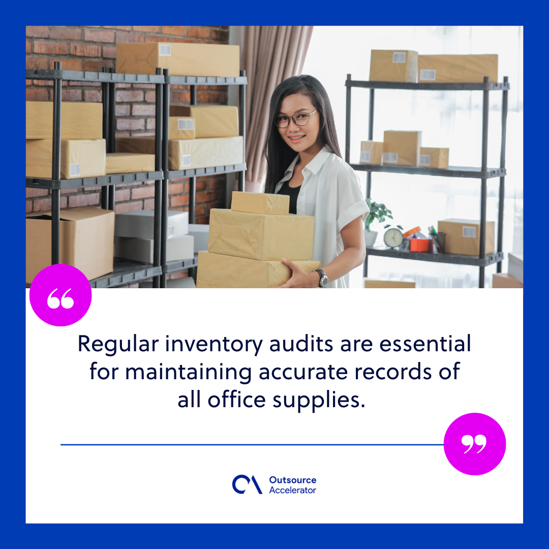 7 office inventory management tips to remember | Outsource Accelerator
