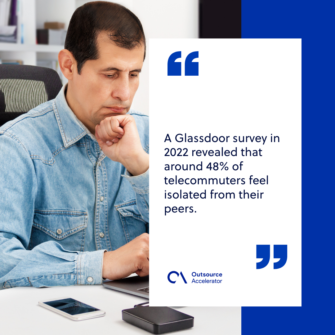 Disadvantages of telecommuting and how to fix them | Outsource Accelerator
