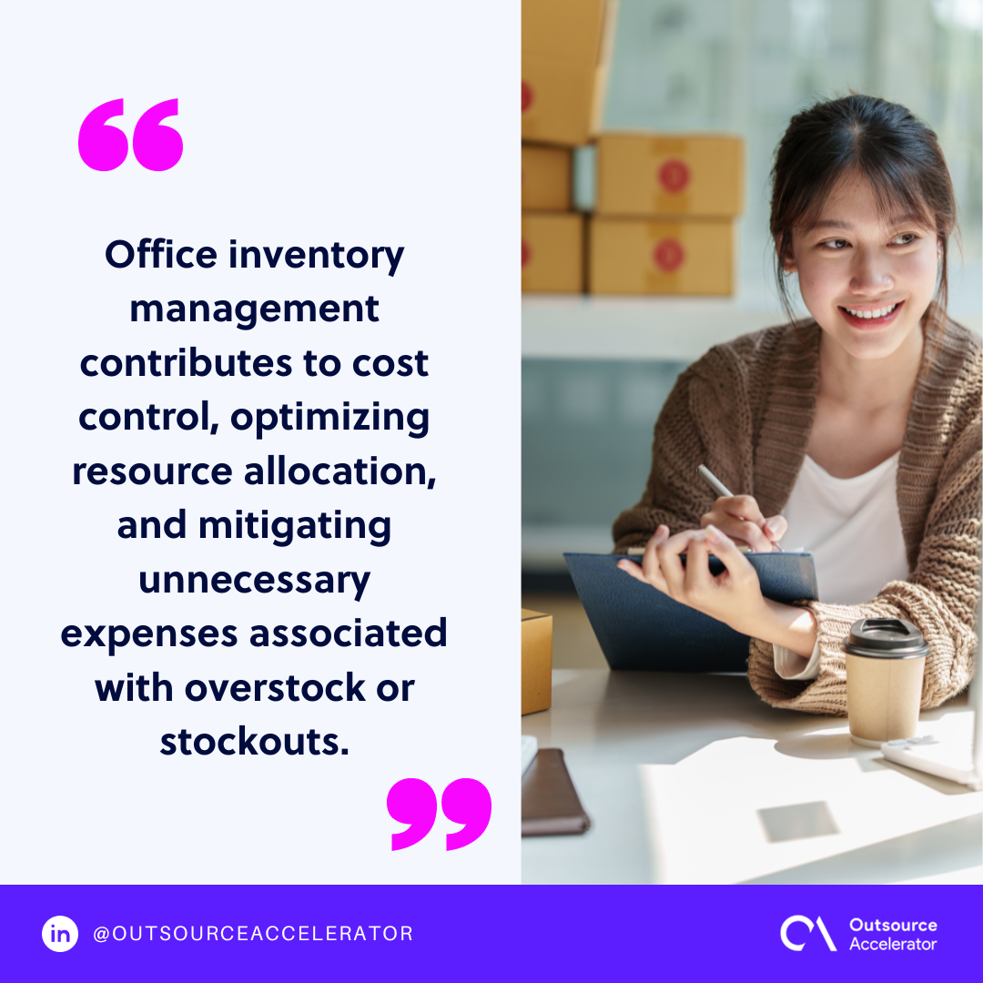 7 office inventory management tips to remember | Outsource Accelerator