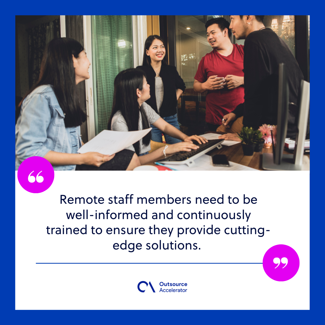 How do you implement remote staffing with niche service offerings? | Outsource Accelerator