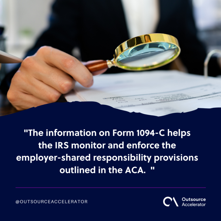 An overview of Form 1094-C | Outsource Accelerator