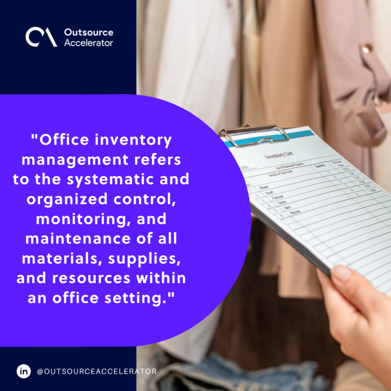 7 office inventory management tips to remember | Outsource Accelerator