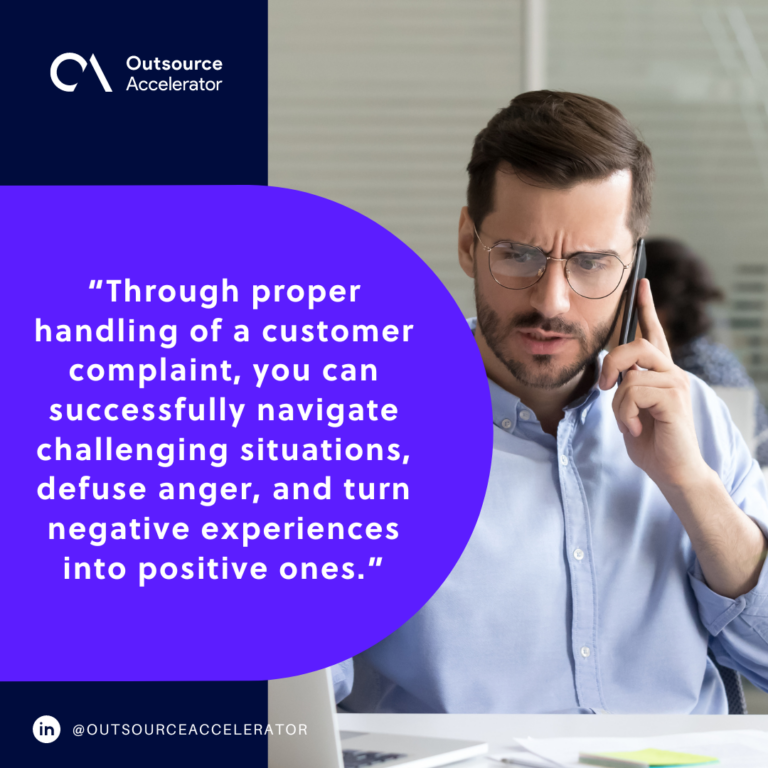 How to de-escalate an angry customer in 7 steps | Outsource Accelerator