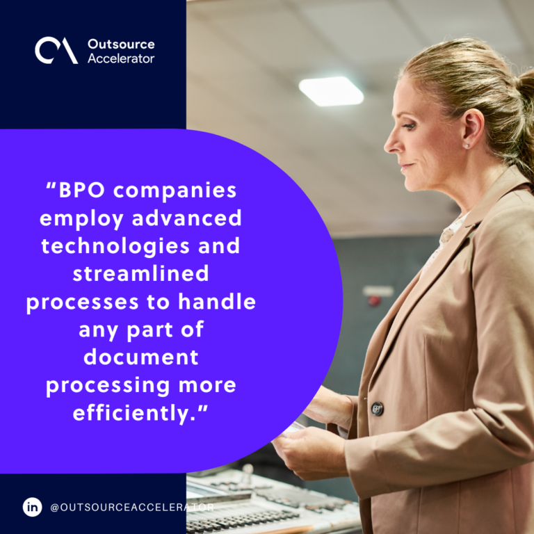 Simplify workflows with outsourced document processing | Outsource Accelerator