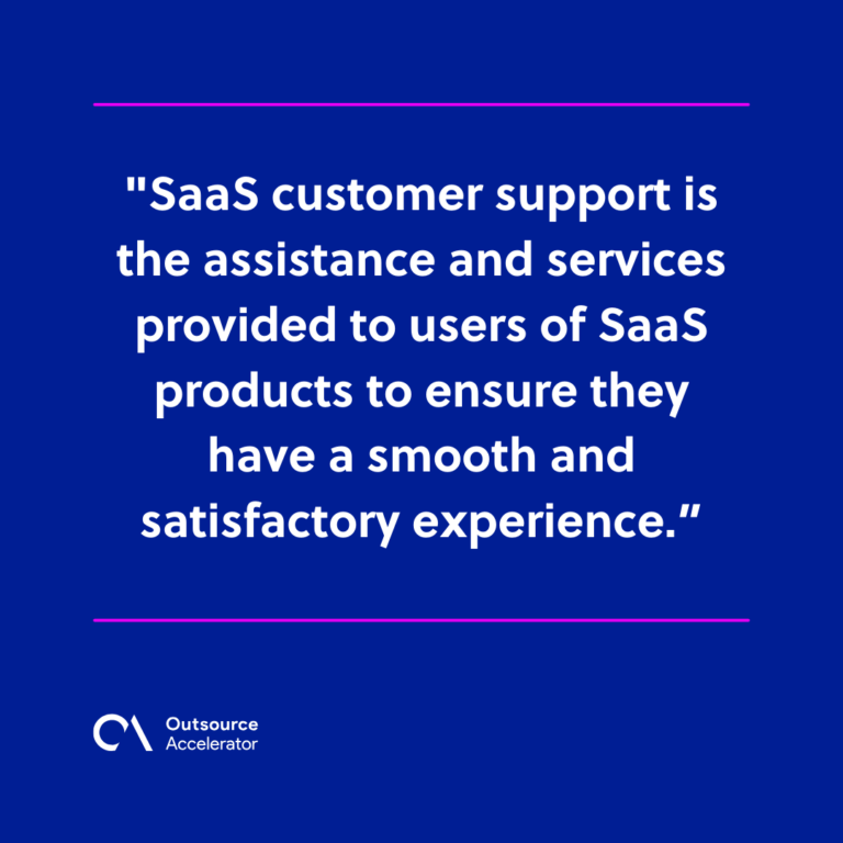 Your essential guide to SaaS customer support | Outsource Accelerator