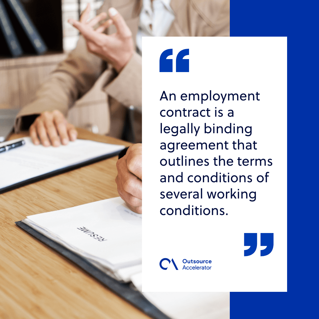9 different types of employment contracts | Outsource Accelerator