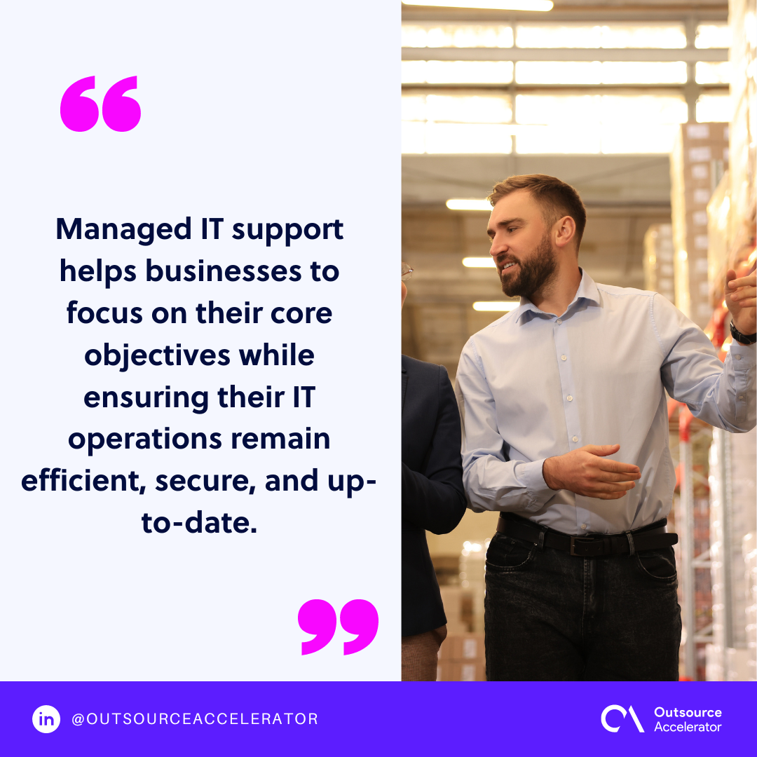 Managed IT support services to outsource in 2024 | Outsource Accelerator