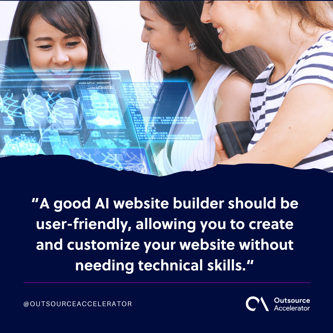 Top 9 AI website builders for professional-looking sites | Outsource ...