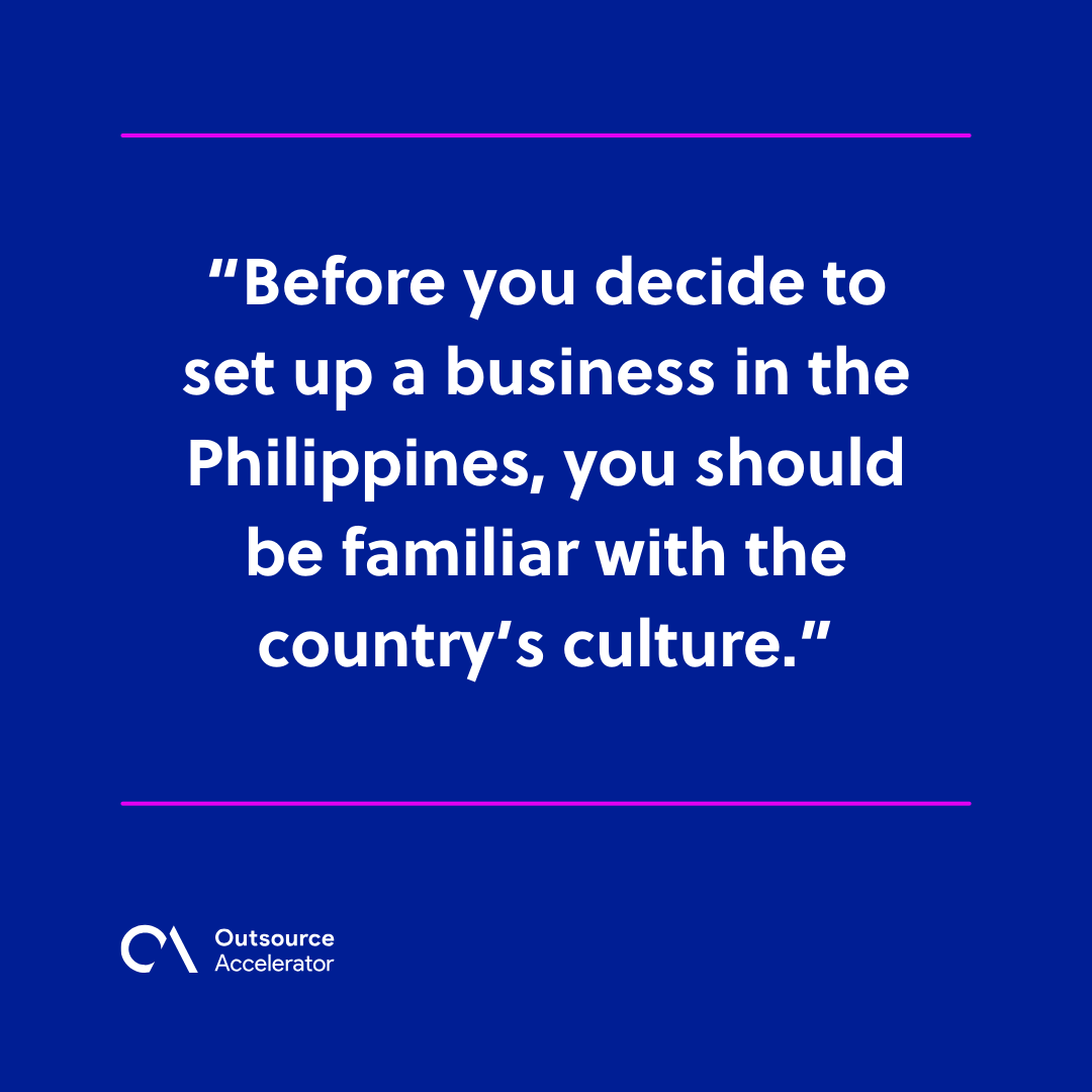Understanding the cultural nuances while doing business in the Philippines